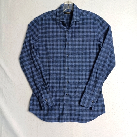 Steven Giles | Shirts | Steven Giles Made In Italy Flannel Shirt Sz 5 ...